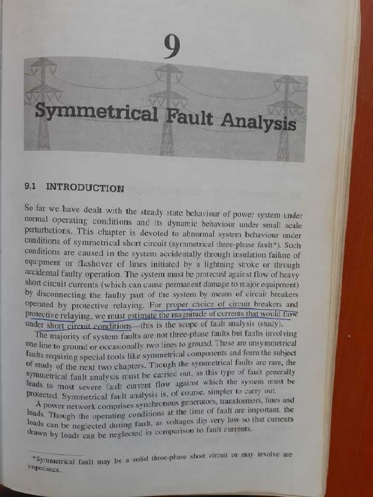 Symmetrical and Unsemmetrical Fault PDF | PDF