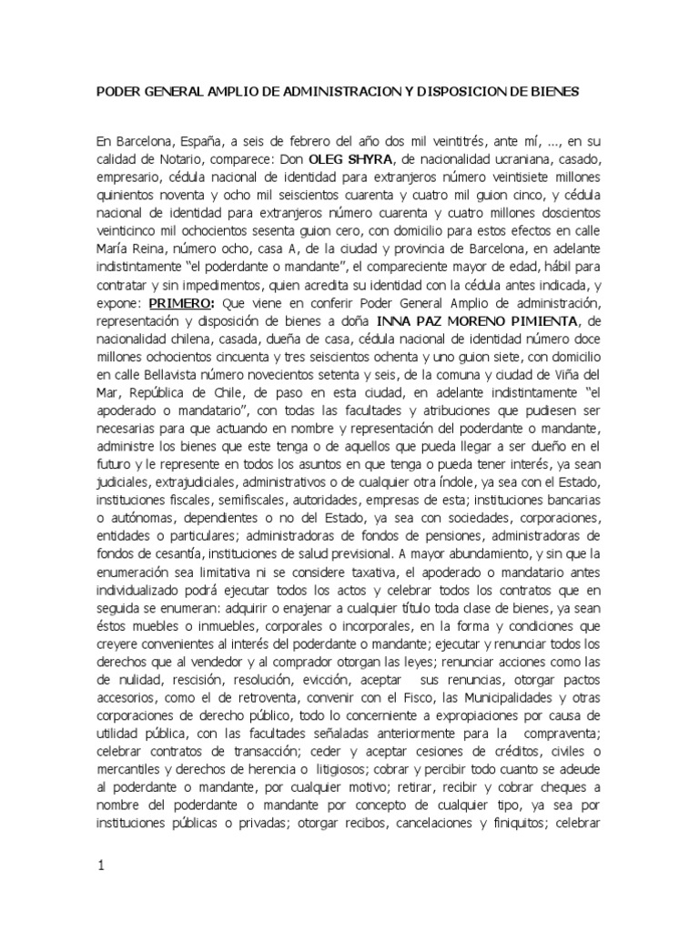 Poder Consulado Modelo | PDF | Bancos | Cheque