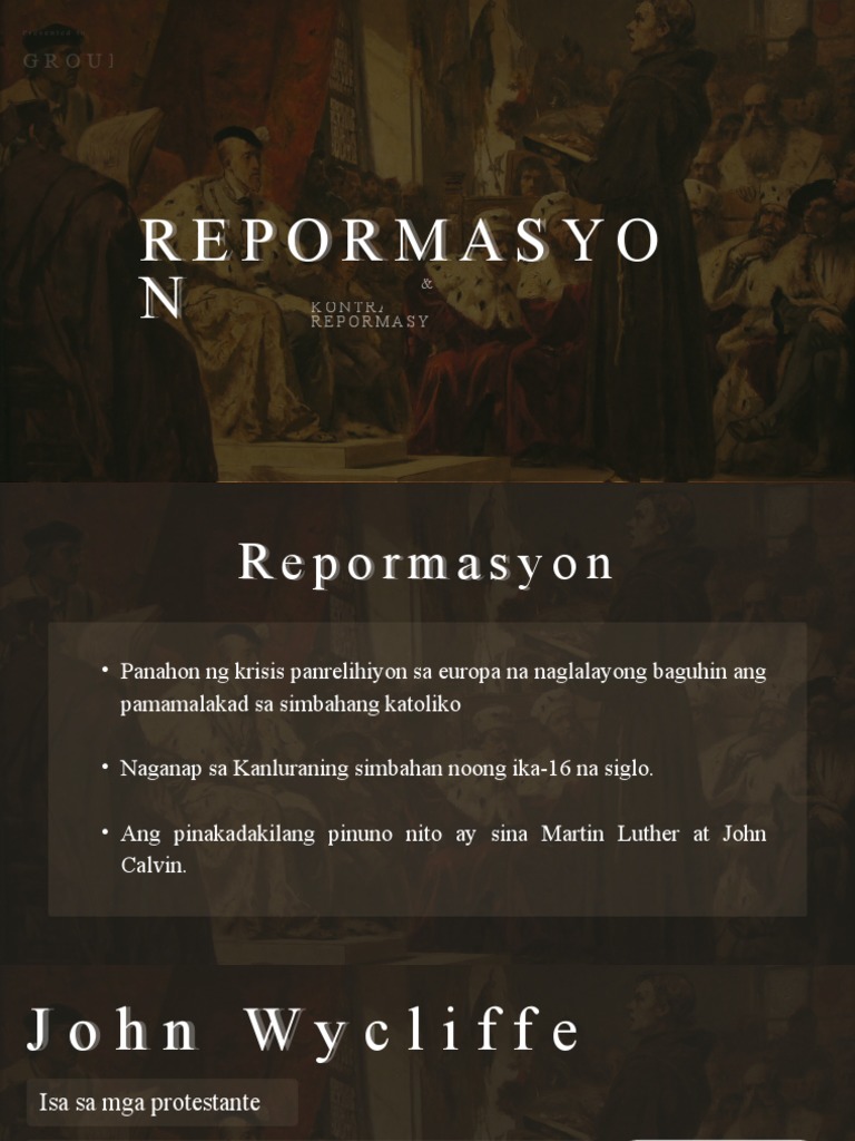 Repormasyon & Kontra-Repormasyon.2 | PDF