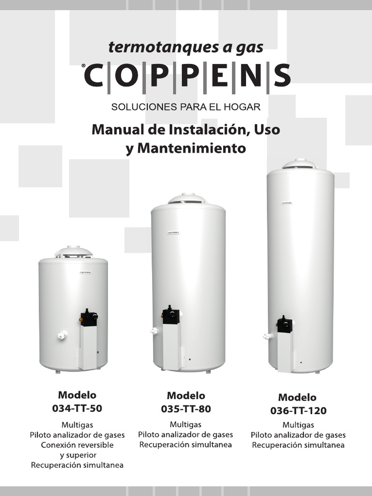 Coppens - Termotanque 1 | PDF