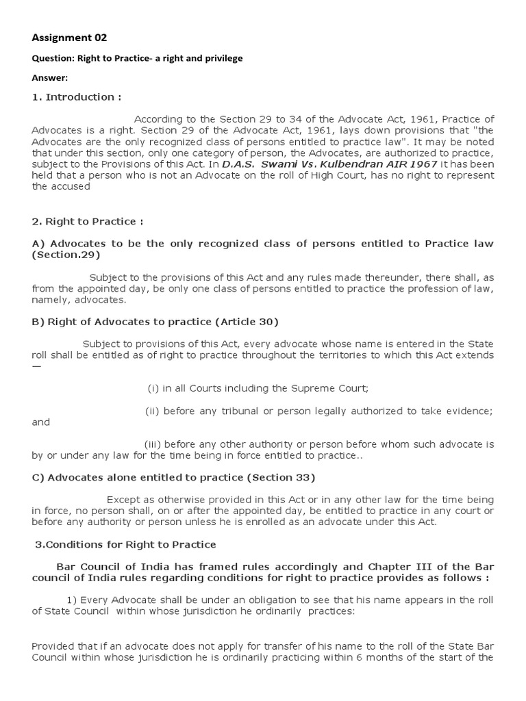 Professional Ethics Assignment 2 | Download Free PDF | Advocate | Arrest