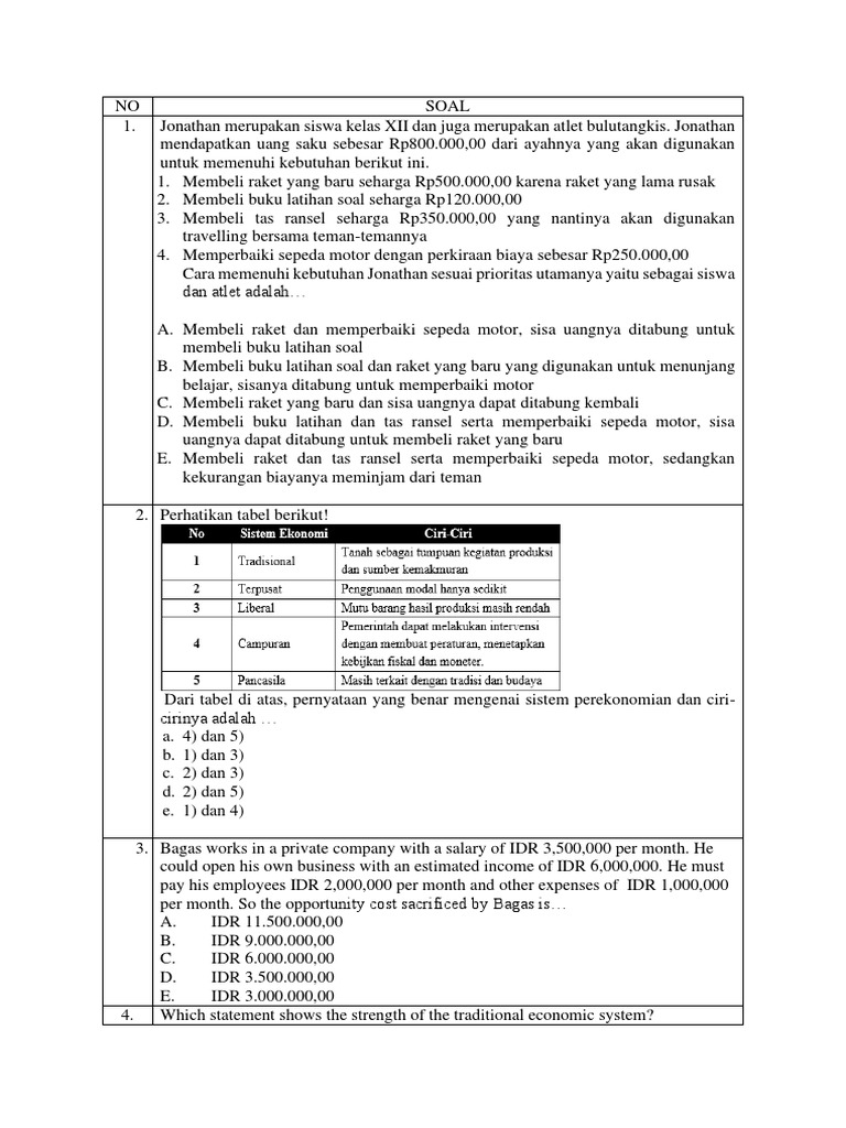 Kit Soal Penyisihan Mikro PDF | PDF