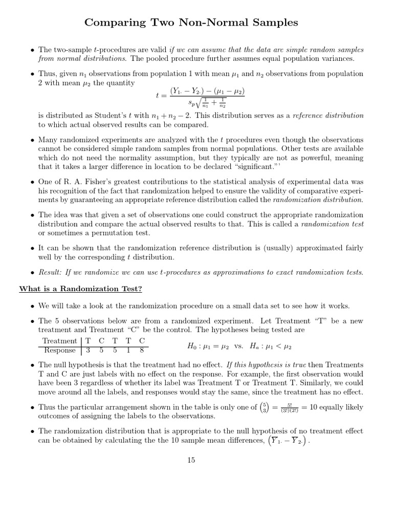 Randomize Test Pdf P Value Resampling Statistics