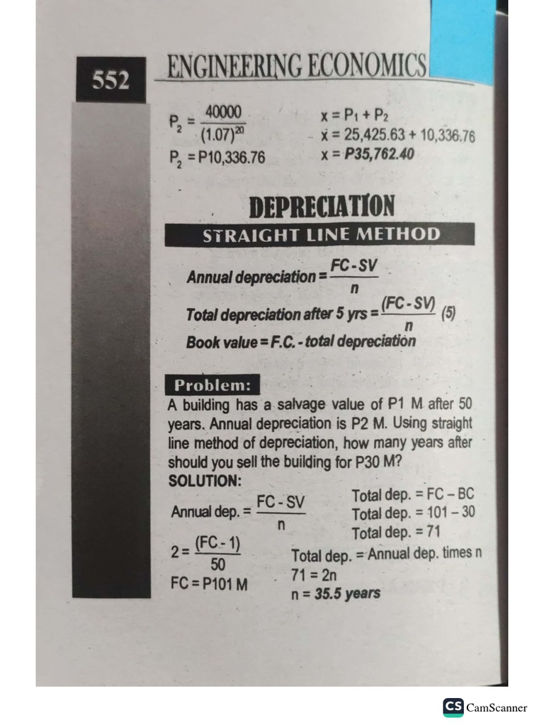 CONCOSTENG Depreciation | PDF