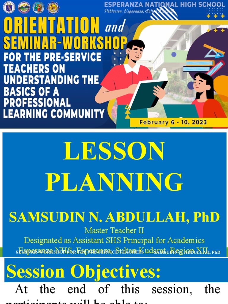 Lesson Planning | PDF | Lesson Plan | Educational Assessment
