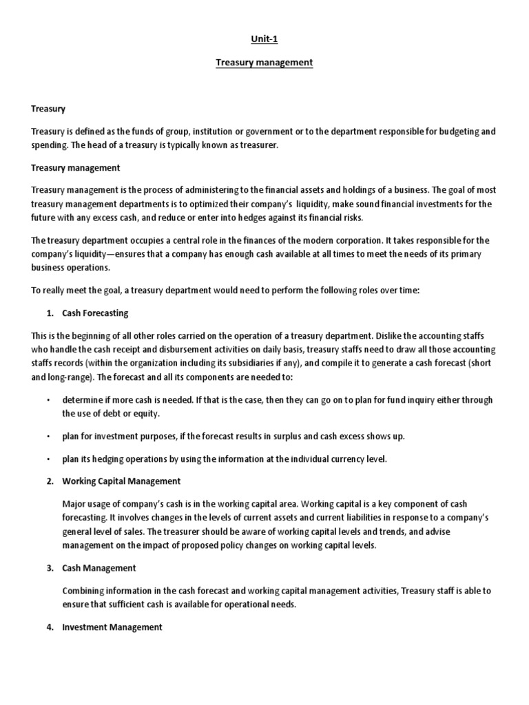 Essentials of Treasury Management | PDF | Investing | Banks