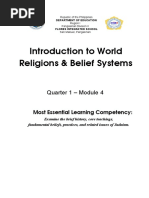 Module-1 - Intro. To World Religion | PDF | Monotheism | God