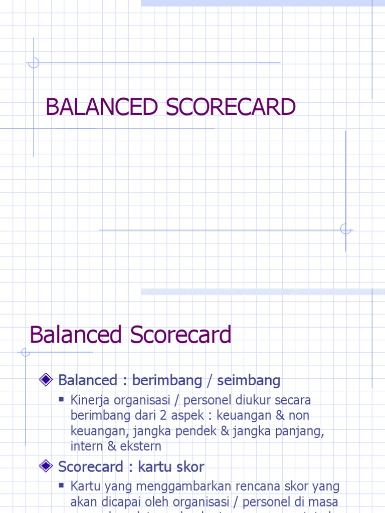 Balance Score Card | PDF