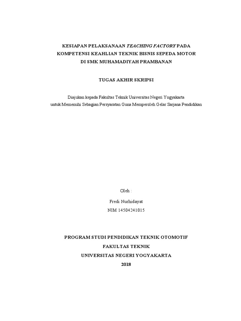 TAS-14504241015-FREDI NURHIDAYAT PTO 14.docx | PDF