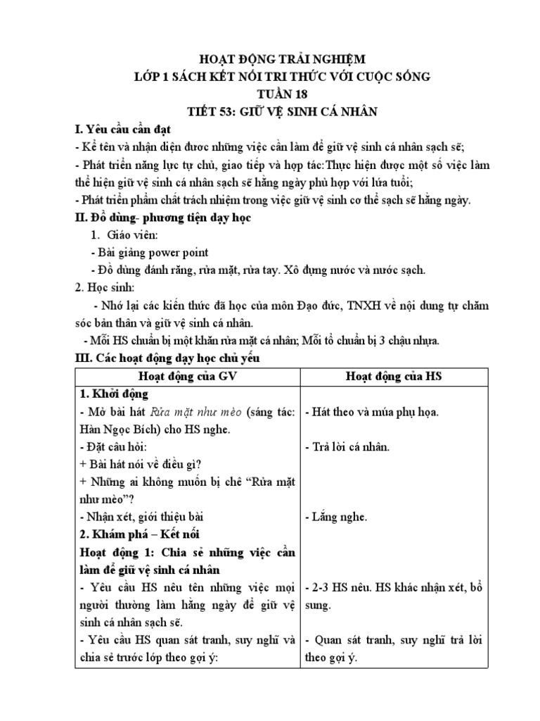 KE-HOACH-BAI-DAY-HDTN-LOP-1.docx.docx | PDF