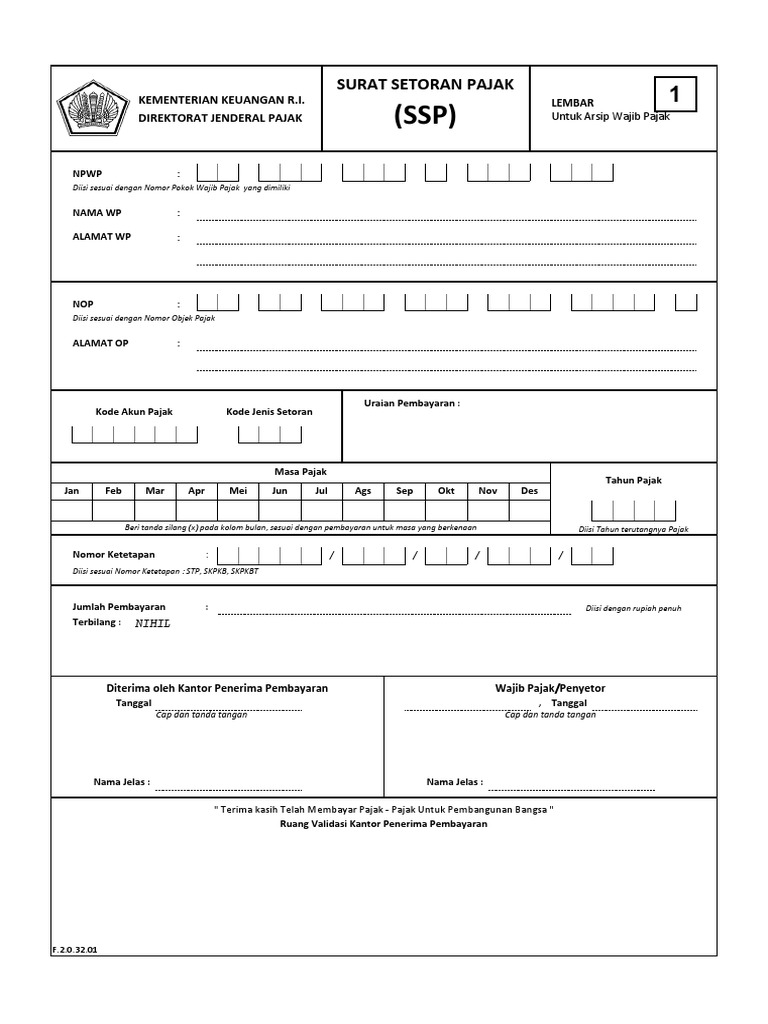 SSP PPH Pasal 26 | PDF