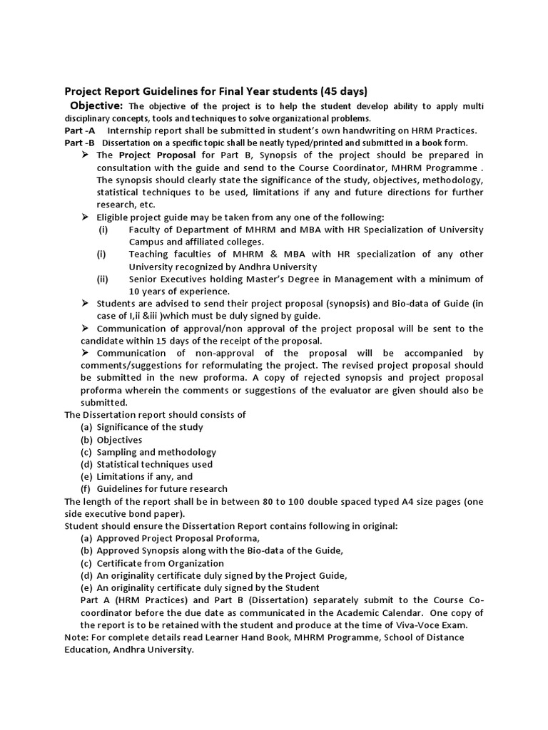 MHRM ProjectProposals 14112019 | PDF | Thesis | Learning