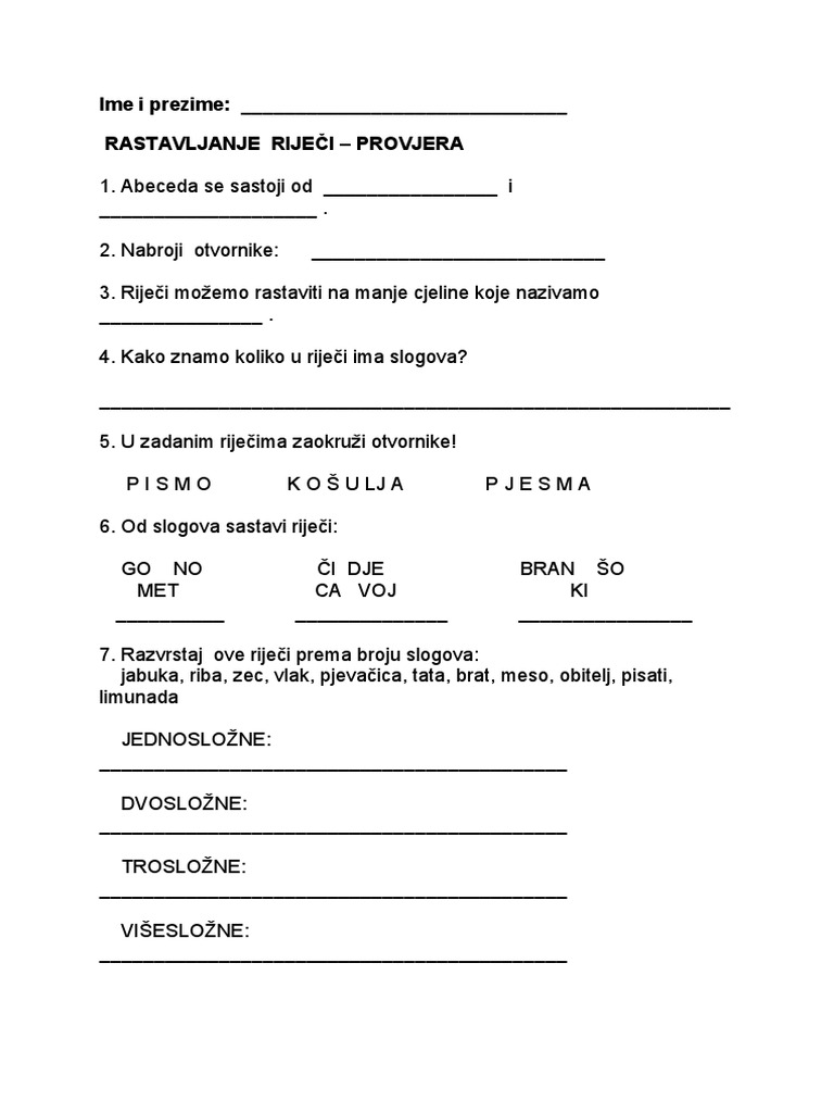 Slogovi Vlatka | PDF