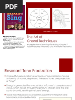 Positioning Your Choir | PDF | Singing | Choir