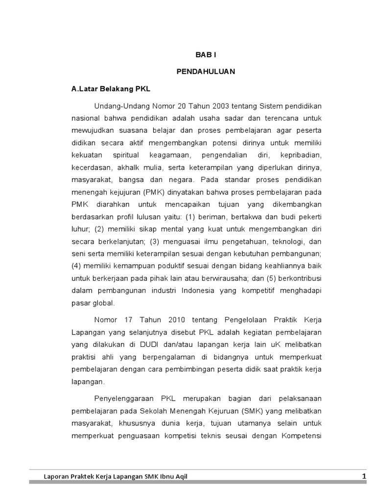 Laporan Bab Isi | PDF