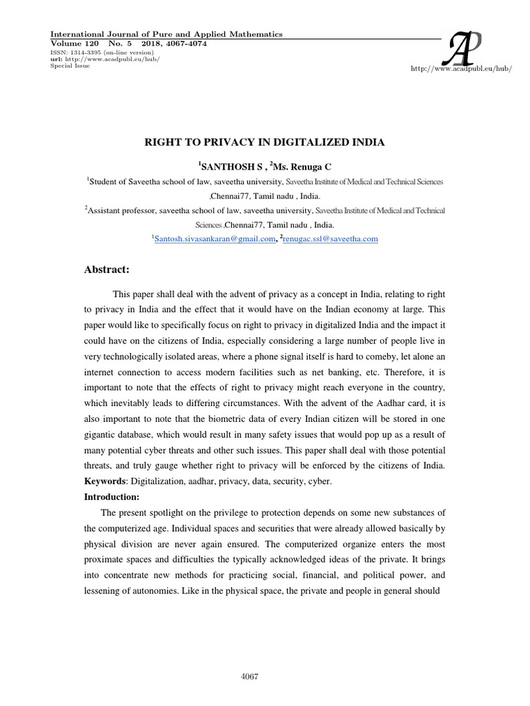 339 PDF | Download Free PDF | Privacy | Right To Privacy