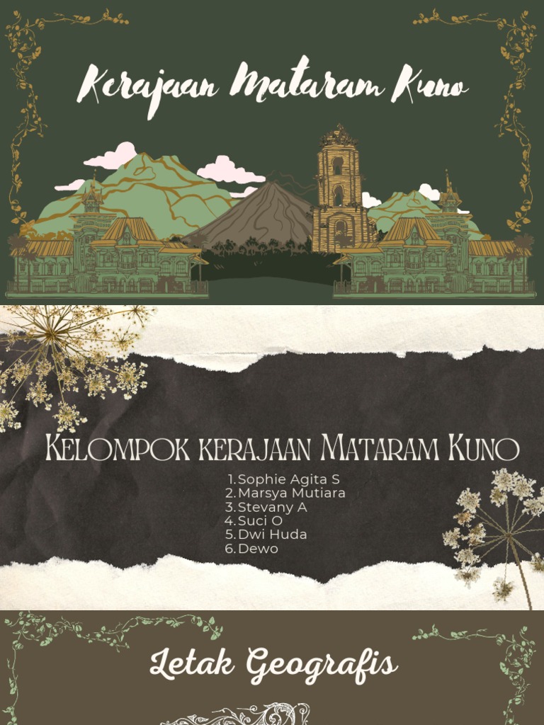 Sejarah dan Peninggalan Mataram Kuno | PDF