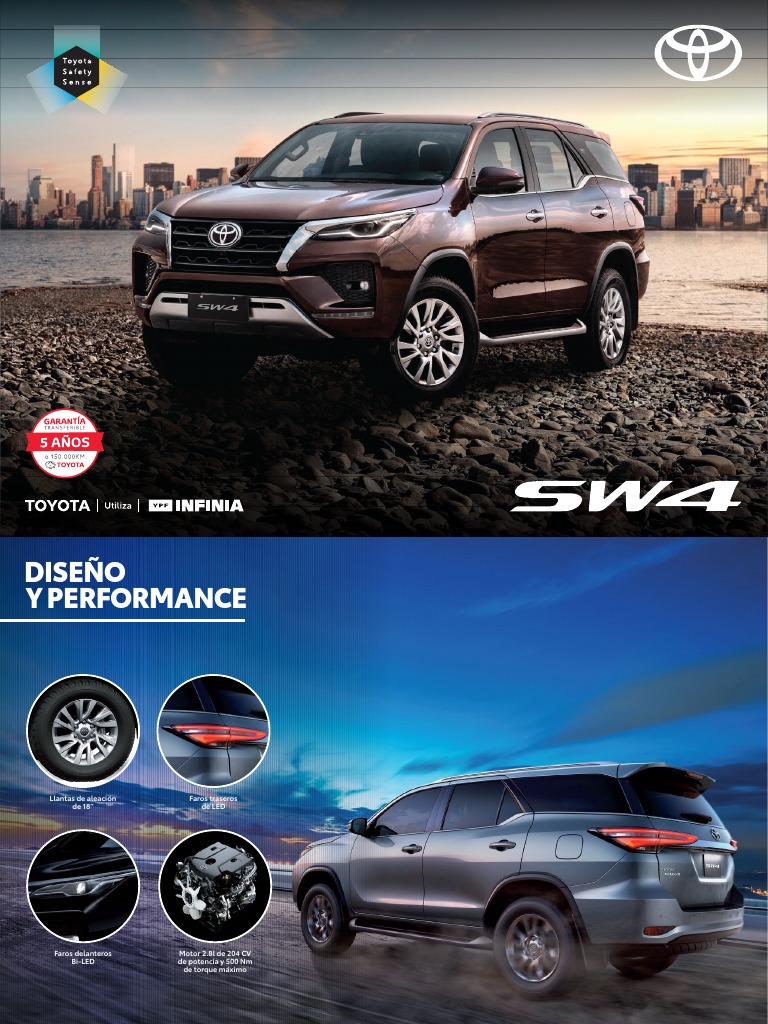 Toyota SW4 MY2023 | PDF | Tracción en las cuatro ruedas | Transporte