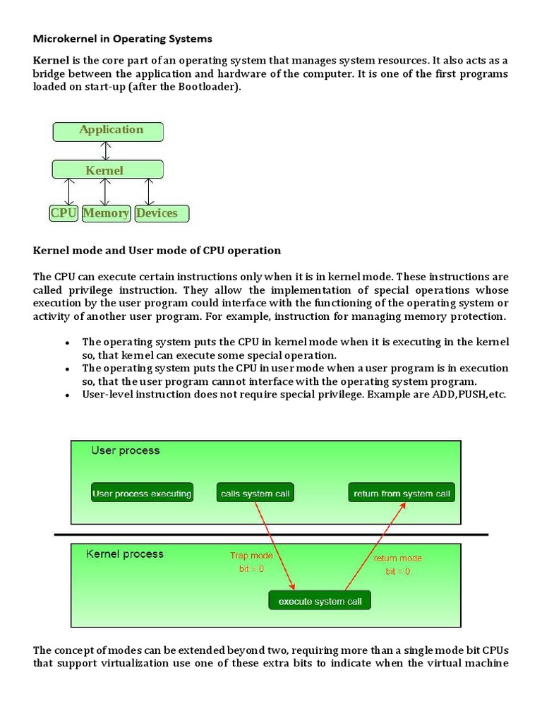 Lecture 4, OS | PDF | Kernel (Operating System) | Operating System Lecture 4, OS | PDF | Kernel (Operating System) | Operating System