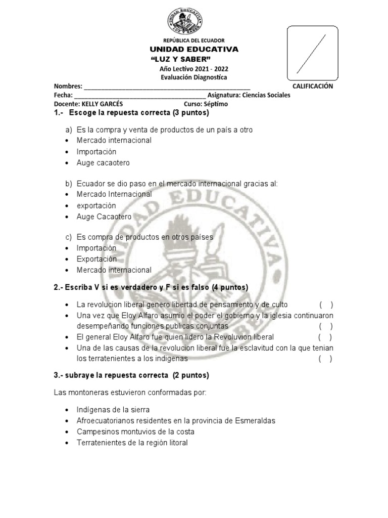 Septimo | PDF | Ecuador