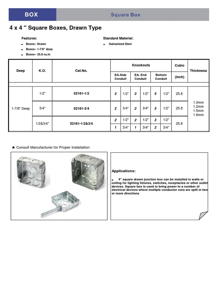 Anexo B Ficha Técnica Caja Metalica 4X4 (CJ44) | PDF