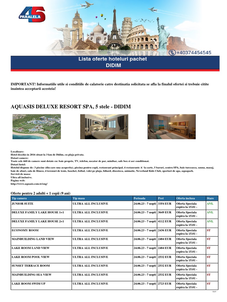 Didim PDF | PDF | Hospitality Industry