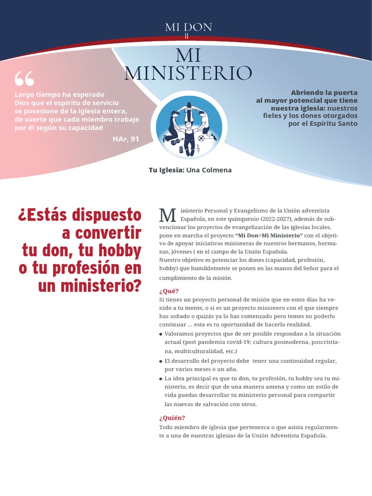 Promo Mi Don Mi Testimonio | PDF