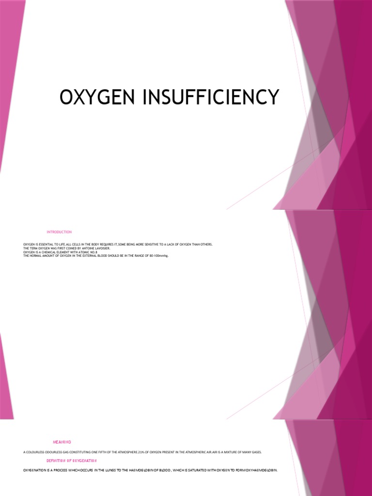 Oxygen Insufficiency | PDF | Lung | Exhalation