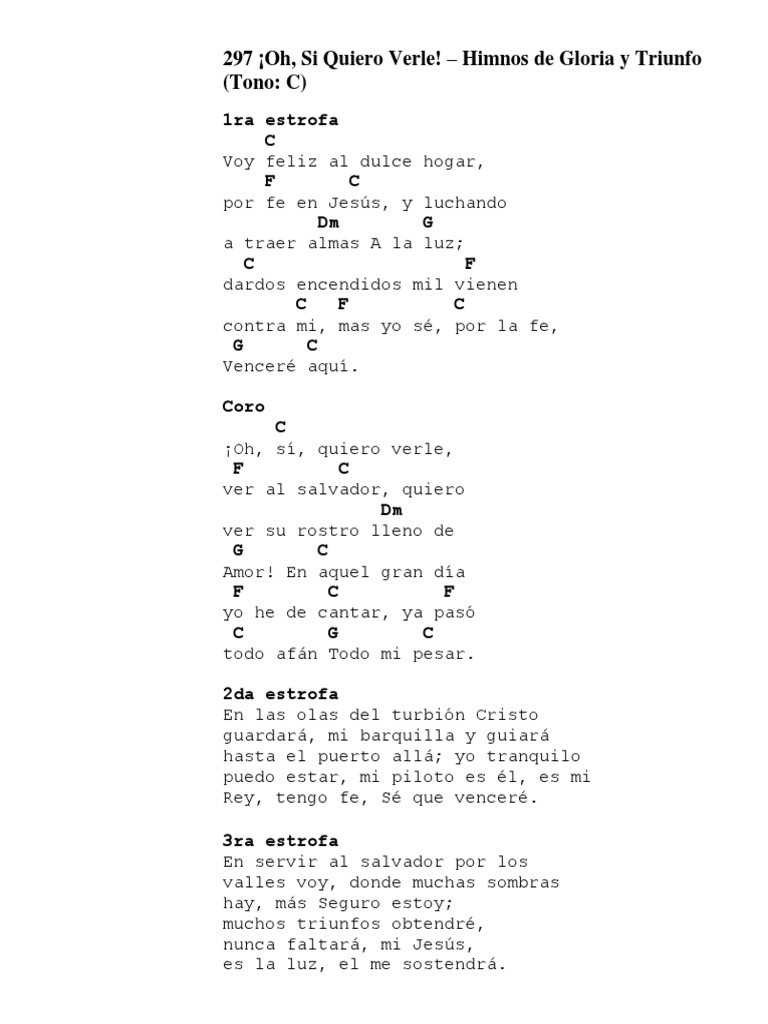 297 Oh Si Quiero Verle PDF | PDF