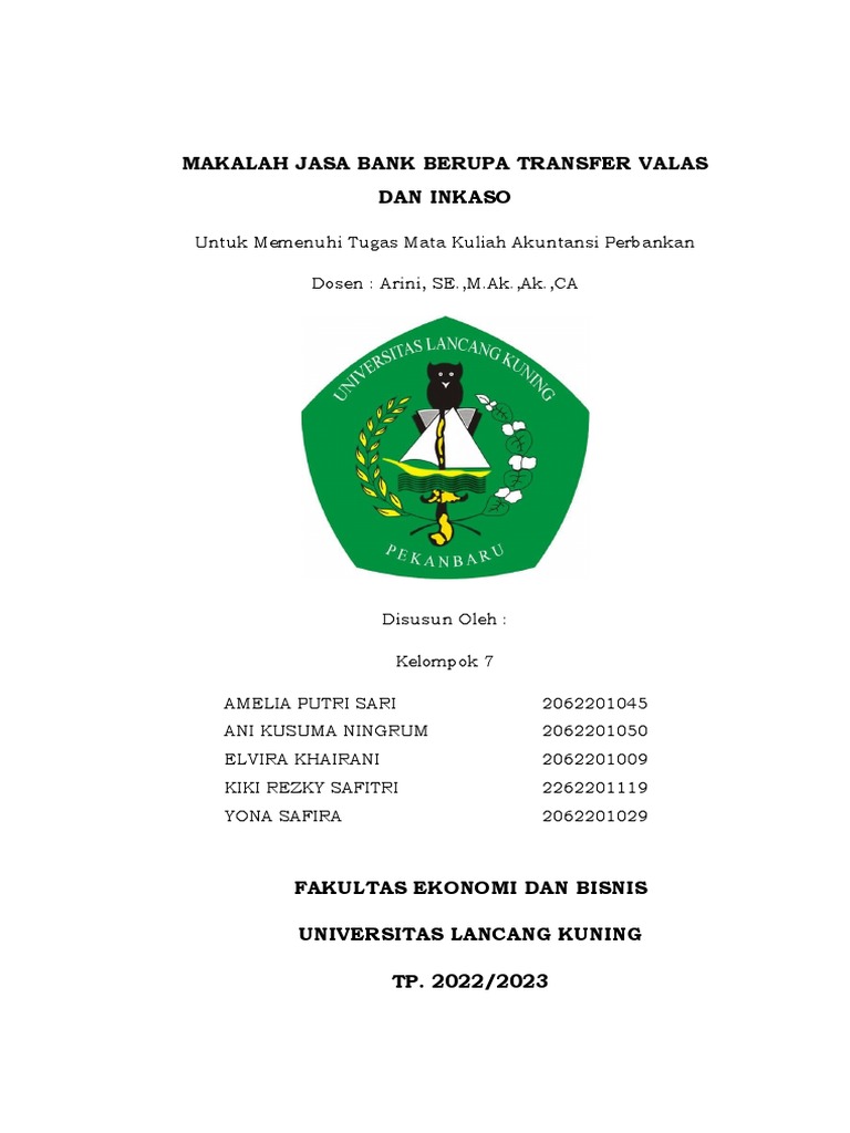 MAKALAH APB KELOMPOK 7 Revisi | PDF