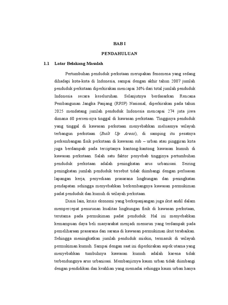 Rencana Penanganan Kawasan Kumuh Kota Banjarmasin Melalui Pendekatan ...