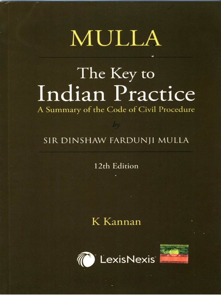 Mulla-The Key To Indian Practice-12th Edition PDF | PDF | Lawsuit ...