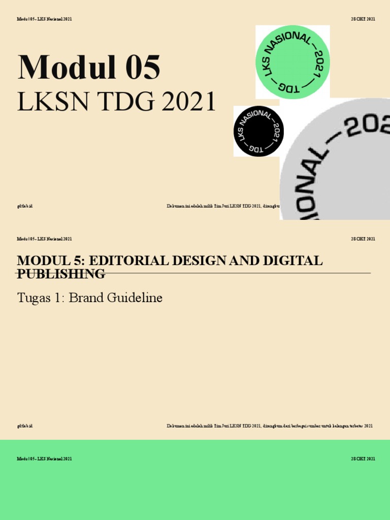LKSN 2021 TDG - Modul 05 | PDF