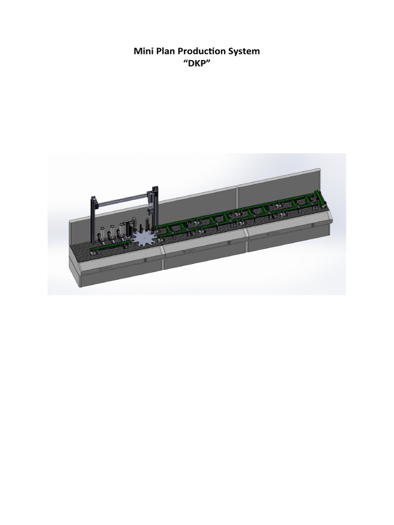 Sistem Produksi Mini Plan RFID | PDF