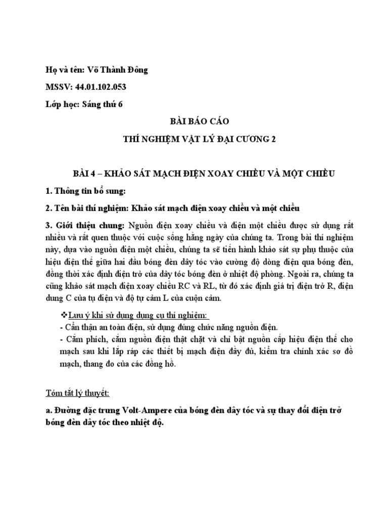 TN2 Bai 4 Bai Bao Cao | PDF