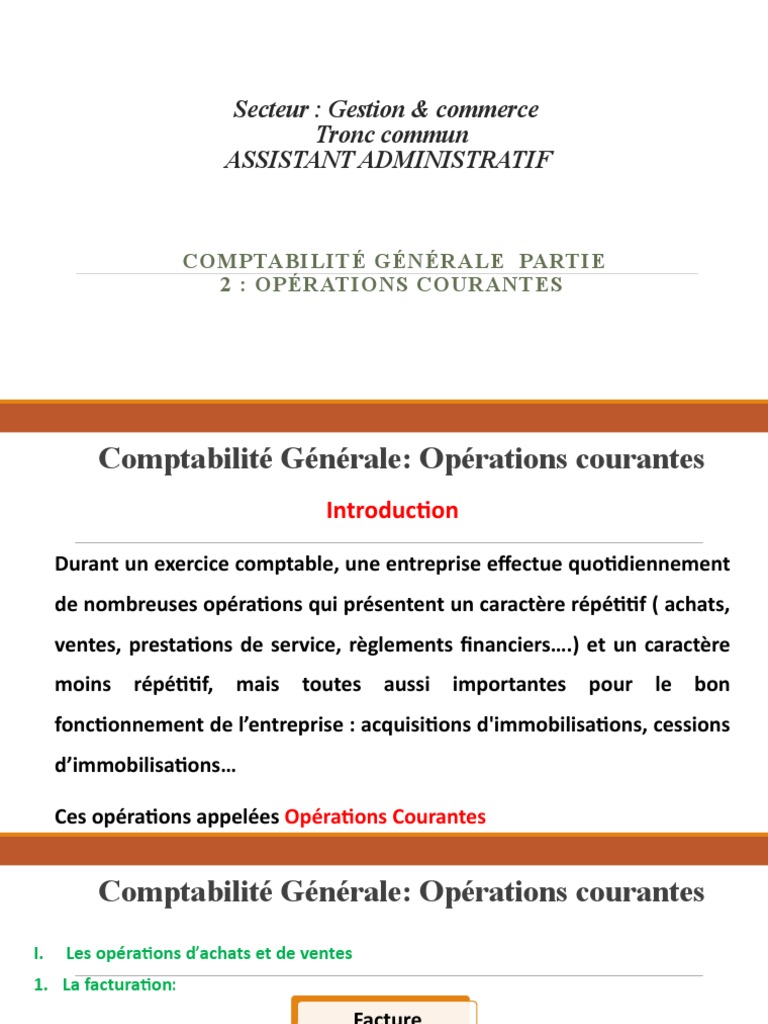 Compta - II | PDF | Effet de commerce | Facture