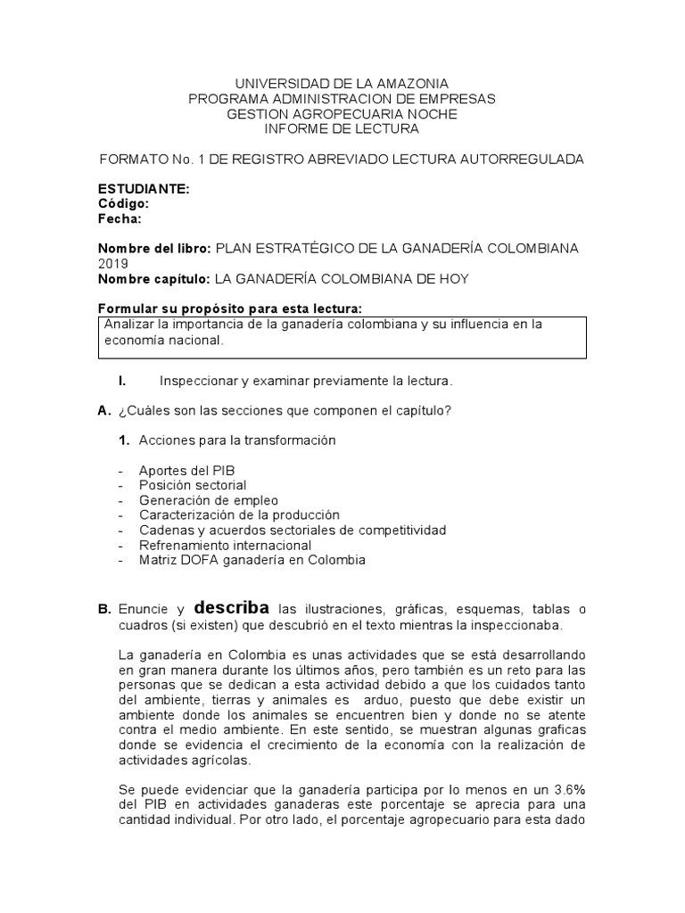 FICHA DE LECTURA No 2 | Descargar gratis PDF | Agricultura | Sustentabilidad