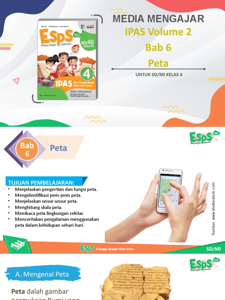Kelas 4 - IPAS Bab 6 Peta | PDF