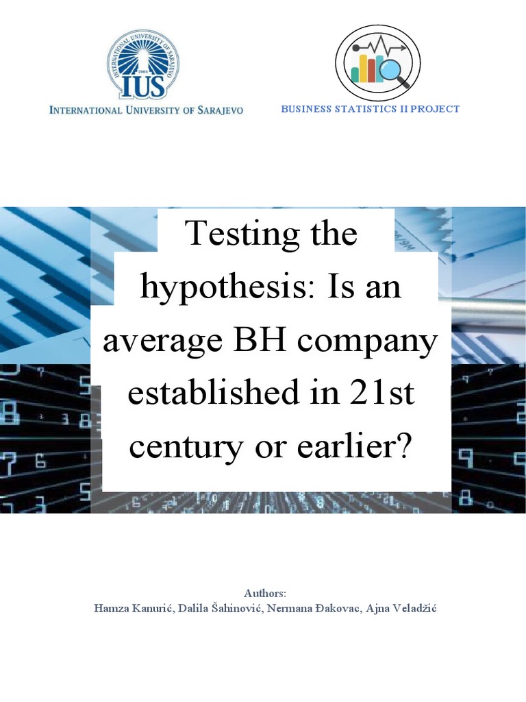 Business Statistics Ii Project Final Pdf P Value Statistical