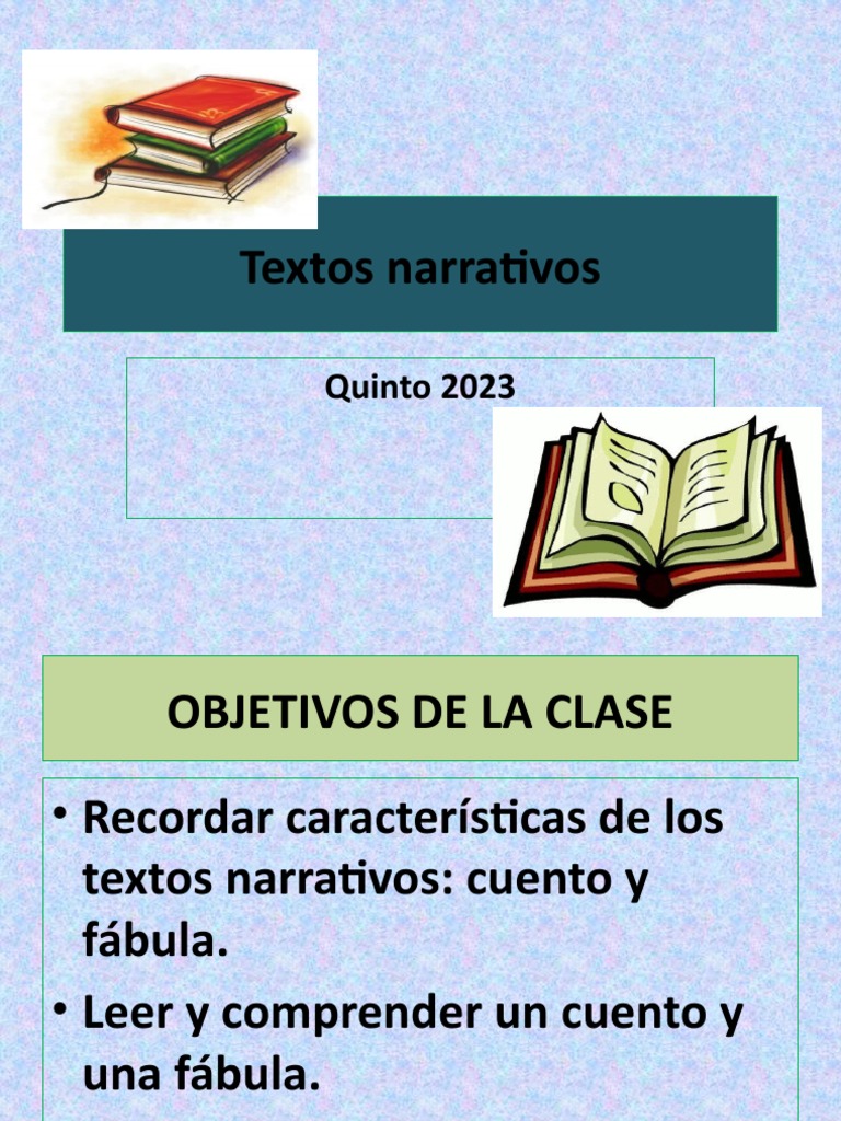 Clase 1 y 2 Quintos | PDF | Cuentos | Fábula
