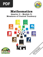 Q1 LE Mathematics 8 Lesson 1 Week 1 | PDF | Mode (Statistics) | Arithmetic Mean