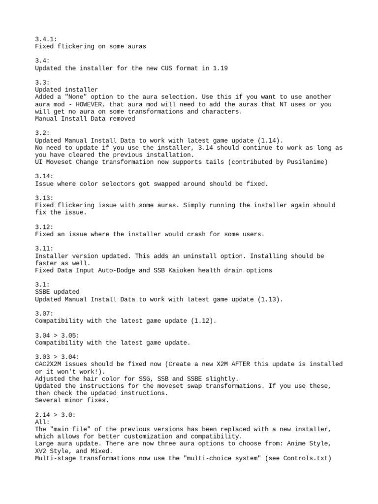 Changelog | PDF | Software Development | System Software