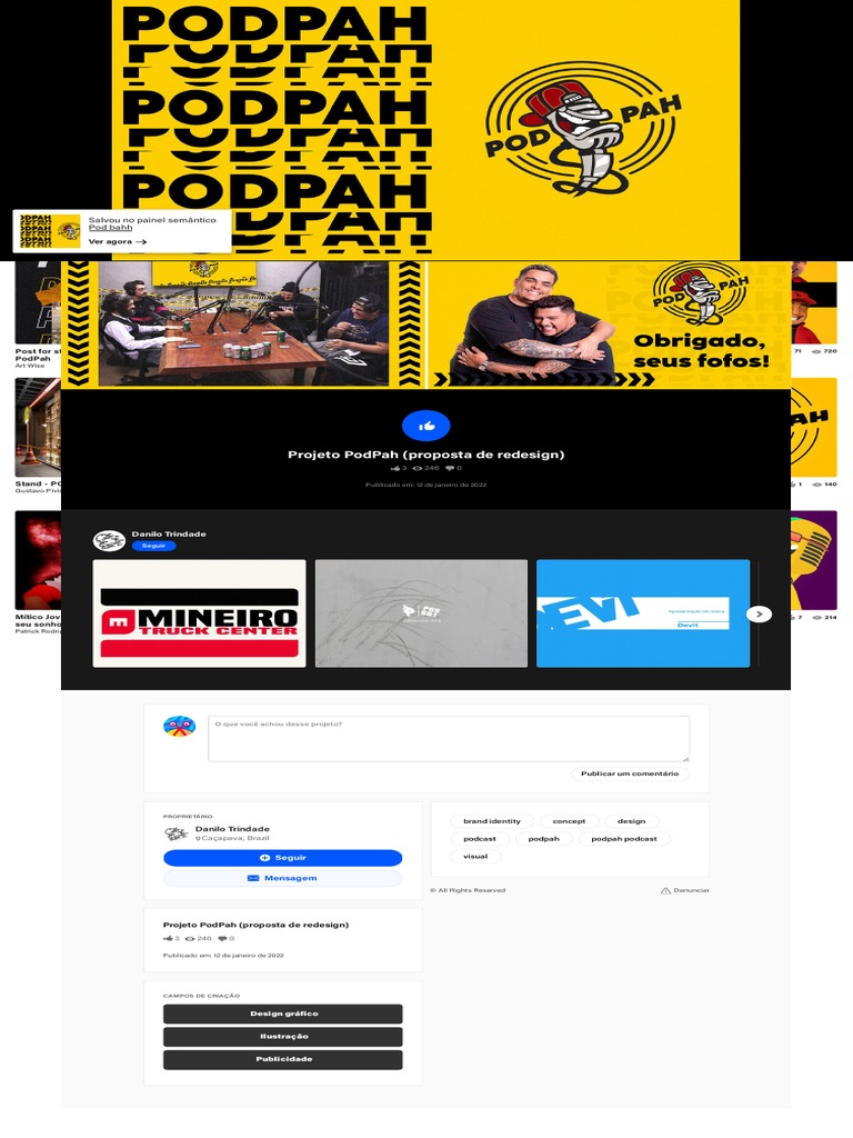 Podpah Projetos - Fotos, Vídeos, Logotipos, Ilustrações e Identidade ...