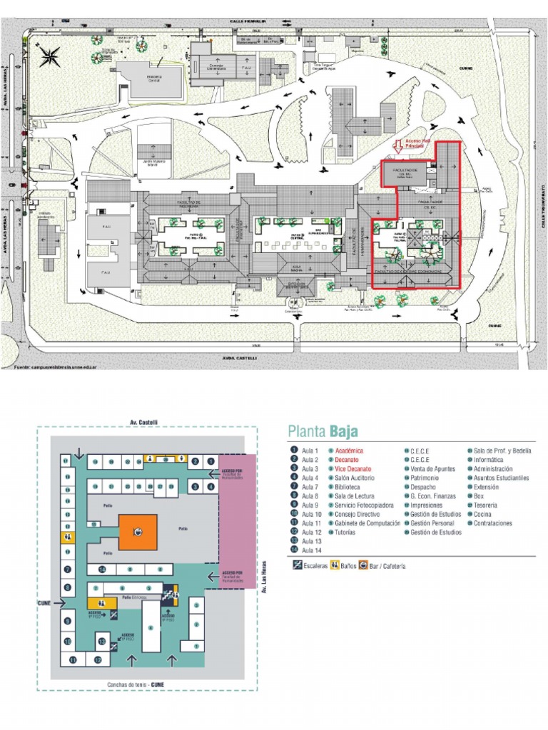 Planos Campus - FCE - UNNE | PDF