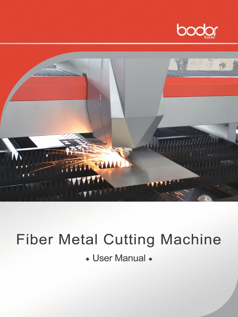 BODOR User Manual of Fiber Metal Cutting Machine | PDF | Optical Fiber | Pipe (Fluid Conveyance)