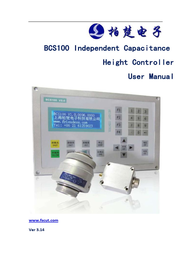 BCS100 Capacitance Controller Manual | PDF | Computers