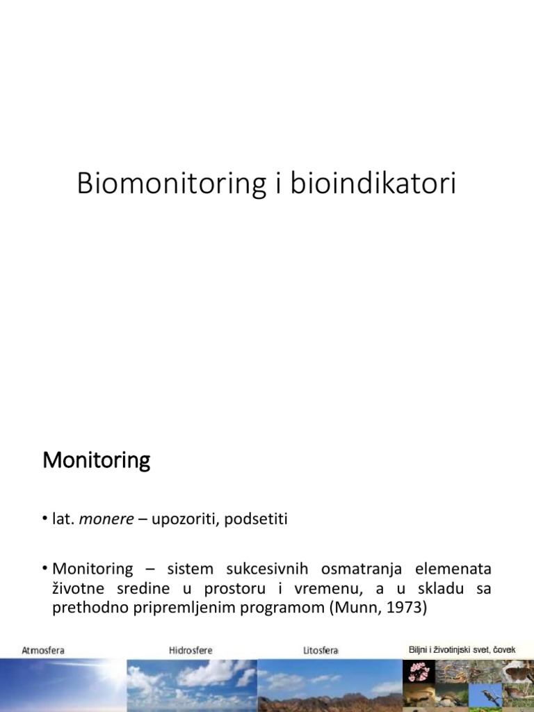 Biomonitoring I Bioindikatori 27 | PDF