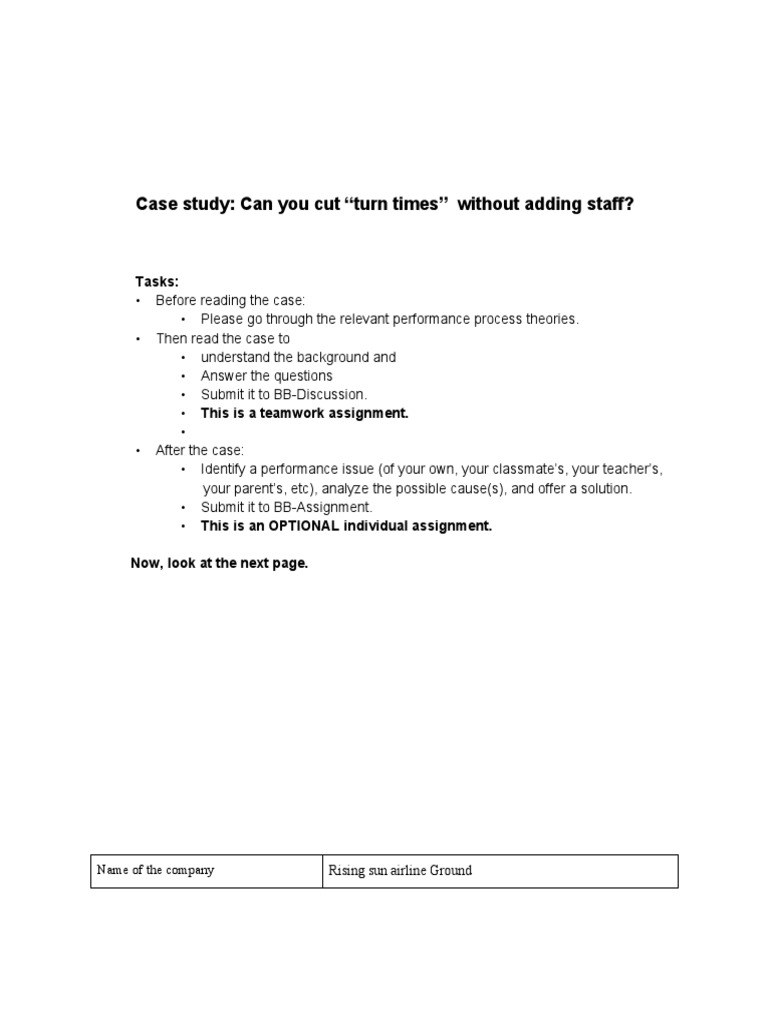Can You Cut "Turn Times" Without Adding Staff? | PDF | Employment ...