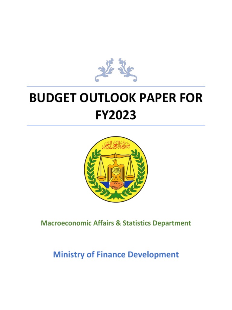 Budget Outlook Paper 2023 Full | PDF | Taxes | Inflation