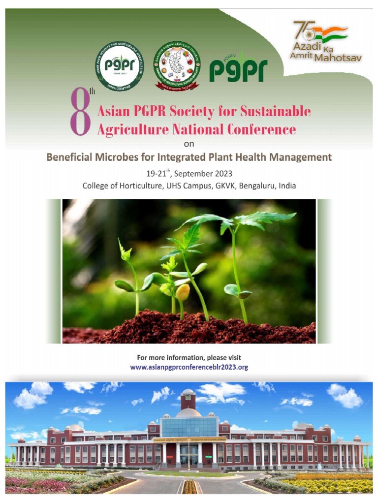 8th Asian PGPR Brochure 2023 at Bengaluru 15.3.3023 PDF | PDF